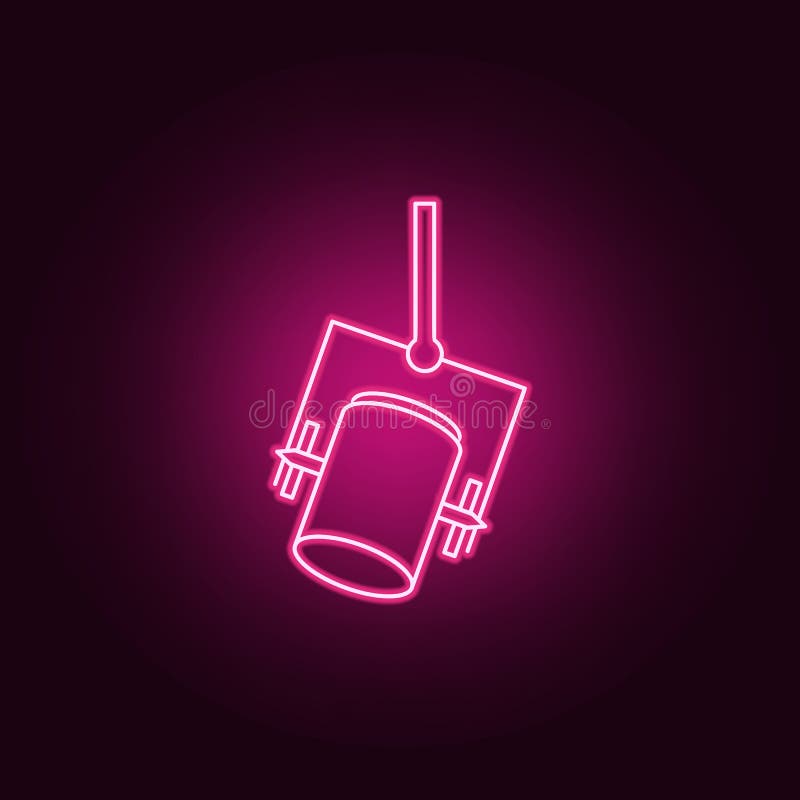 Spot on the Counter Icon. Elements of Spotlight in Neon Style Icons ...