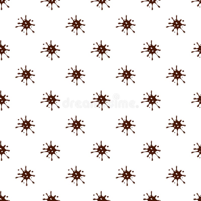 Spot of Dark Chocolate Pattern Stock Vector - Illustration of repeating ...