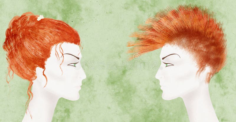 Spot the difference stock illustration. Illustration of playful - 2391560