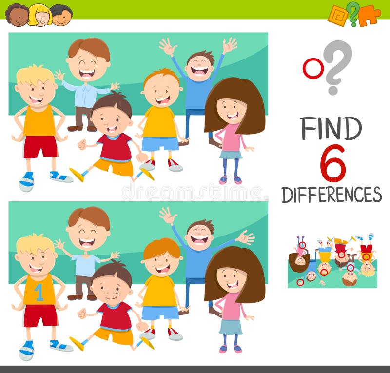 Spot Differences Stock Illustrations 3 388 Spot Differences Stock