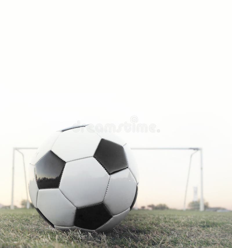Goal! Football in the Back of the Net! Stock Photo - Image of outdoor ...