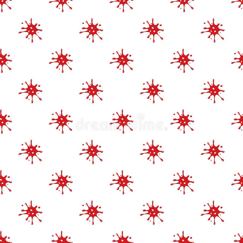 Spot of Blood with Symbols Isolated Stock Vector - Illustration of ...