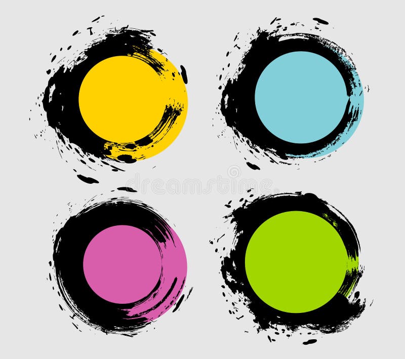 Spot set stock vector. Illustration of pattern, modern - 39967020