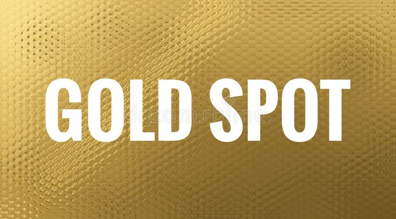 Spot Gold Price Page Header Illustration Stock Photo - Image of spot ...