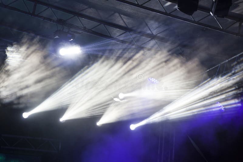 Spot Stage Lights at Concert Stock Photo - Image of media, great: 96187060