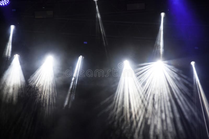 Spot Stage Lights at Concert Stock Image - Image of party, musician ...