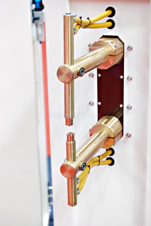 Spot welding machine stock image. Image of tool, manufacturing - 386325171
