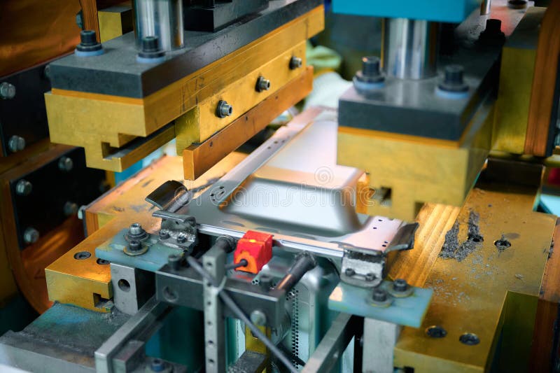 Spot Welding Process of Microwave Oven Casing in a Manufacturing ...