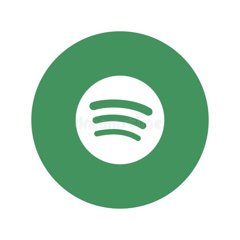 Spotify Icon Vector from Social Media Logos Concept. Thin Line ...