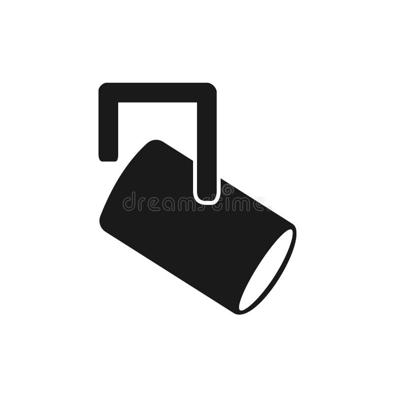 Spotlight icon stock illustration. Illustration of vector - 250734479