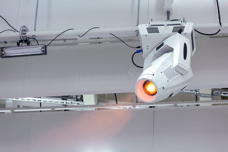 Spotlight stock photo. Image of spotlight, objects, cable - 28987480