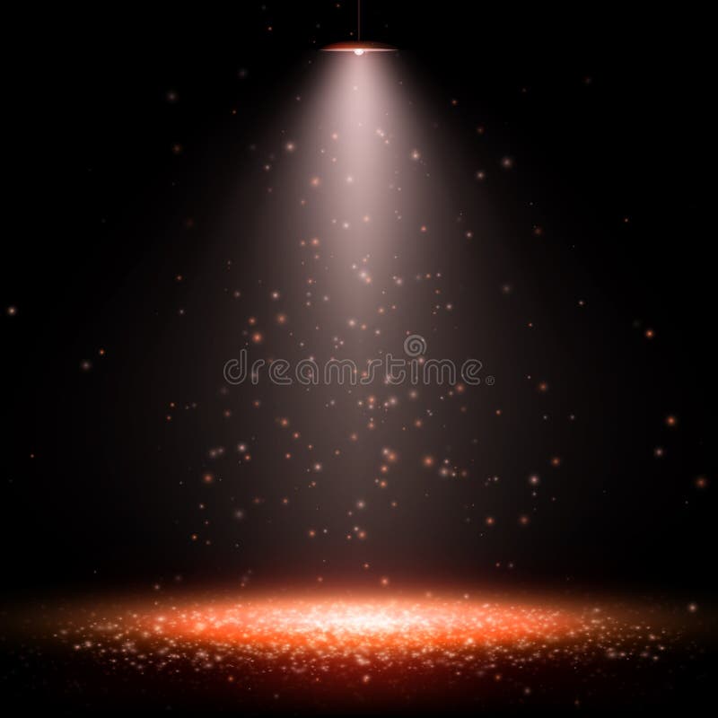 Spotlight Background. Promotion Design Template. Vector Illustration ...