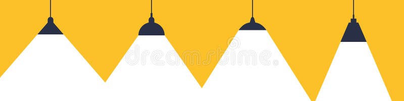Spotlight Banner Vector Yellow Background Business Design Office ...