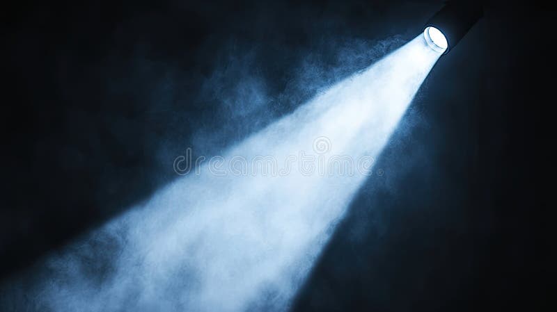 Spotlight Beam in Smoke. Stage Lighting Effect Stock Illustration ...