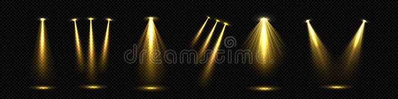 Spotlight Beam for Stage. Lamp Ray Effect Vector Stock Vector ...
