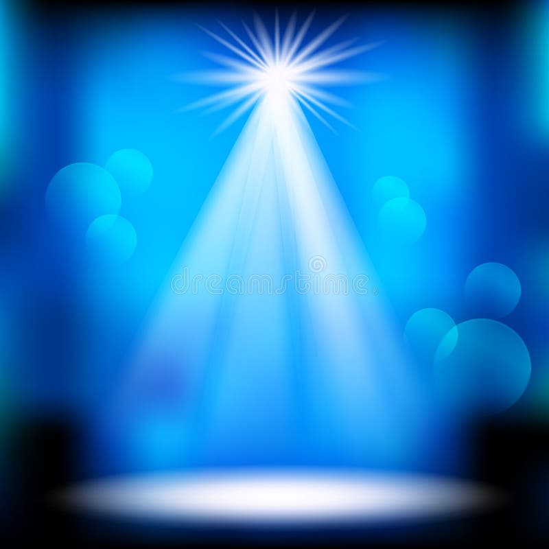 Spotlight Beams - Vector Illustration Stock Vector - Illustration of ...