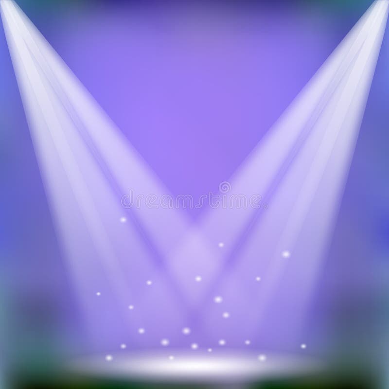 Spotlight Beams - Vector Illustration Stock Vector - Illustration of ...