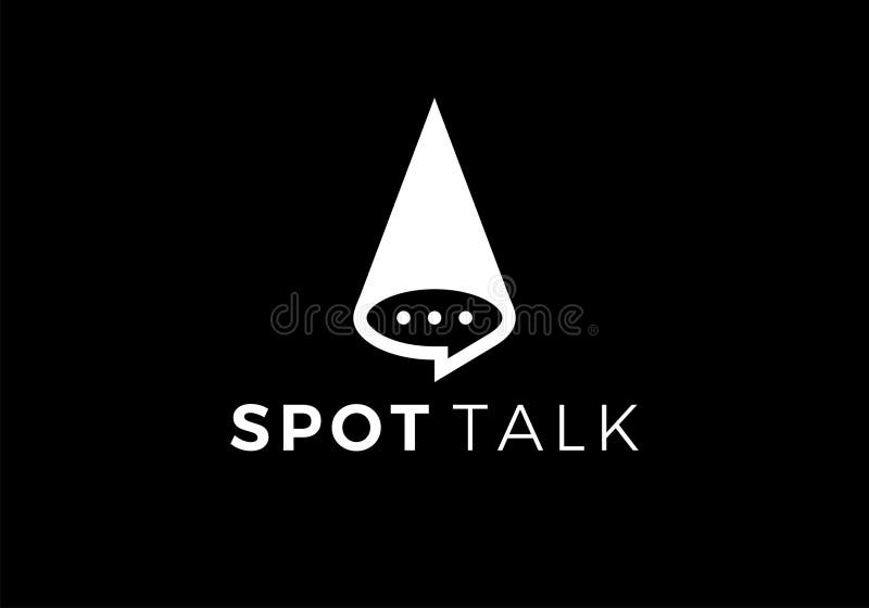 Combination Chat Logo with a Triangle Shape. Stock Vector ...