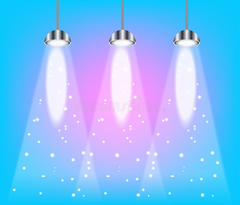 Spotlight Effect Backdrop Scene Stock Vector - Illustration of design ...