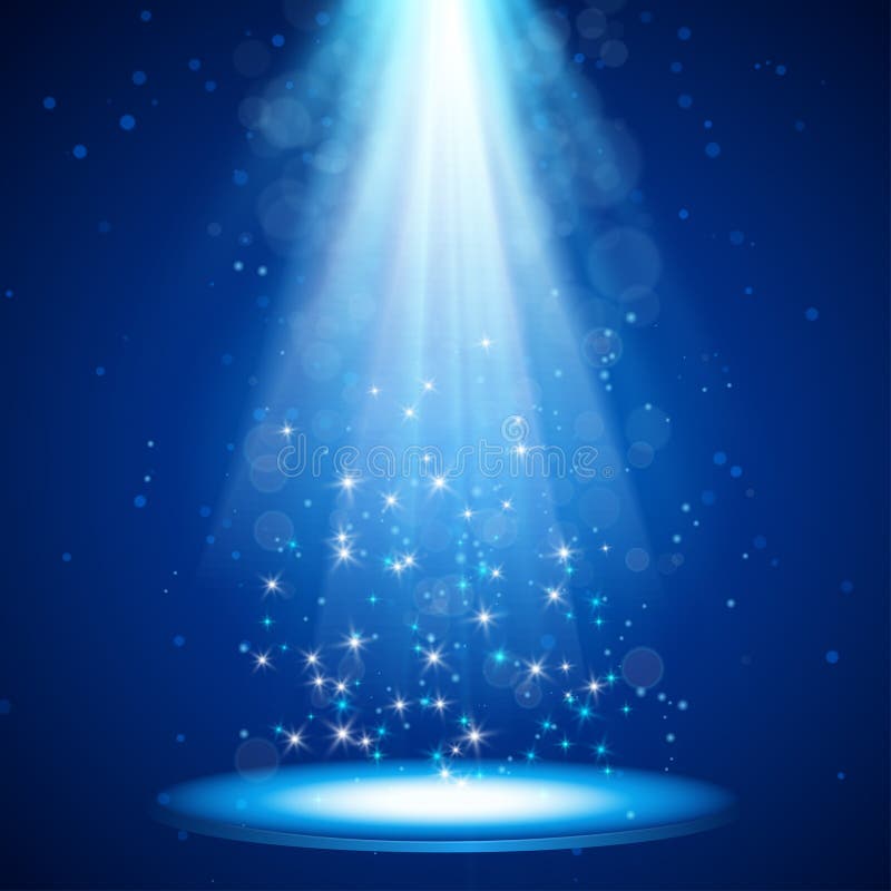 Spotlight Effect Scene Background Stock Vector - Illustration of club ...