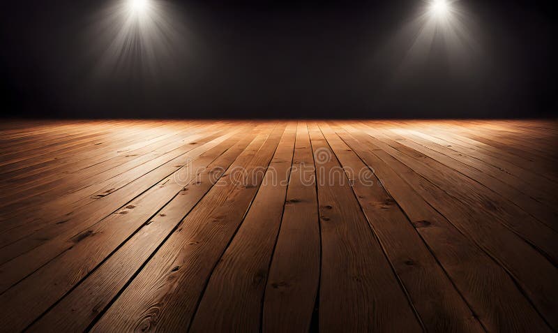 Spotlight on Emptiness: Stage Set for Artistic Potential Stock ...