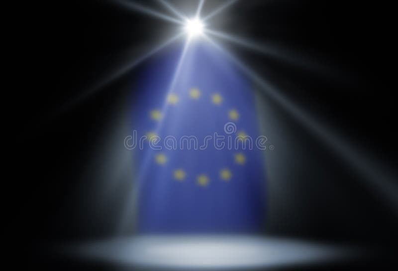 Stage spot light stock illustration. Illustration of decoration - 48406739