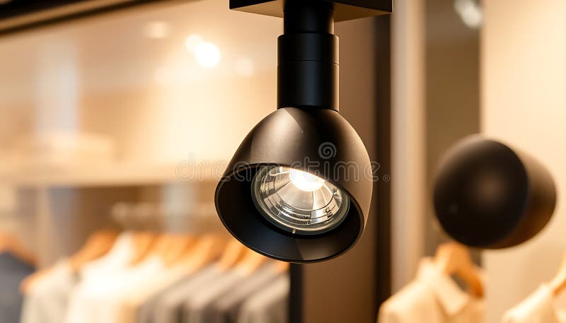 Spotlight Fixture on Ceiling, Modern Lighting Design and Interior Light ...