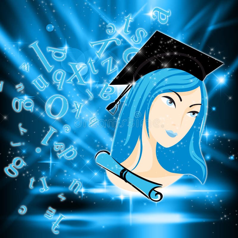 Genius Girl Interests Conceptual Infographics Stock Vector ...