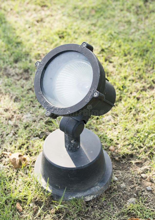 Spotlight stock photo. Image of garden, country, electrical - 47859296