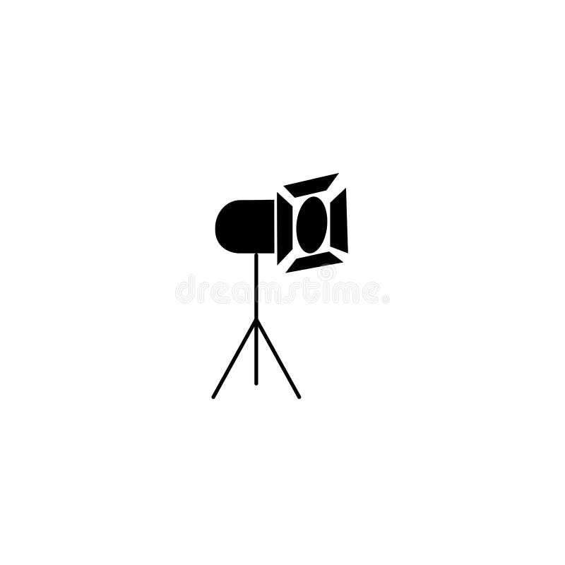 Spotlight Icon, Symbol Design Template Stock Vector - Illustration of ...