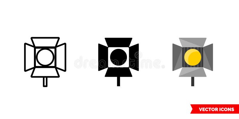 Vector Spotlight Symbol Icon Design Stock Vector - Illustration of ...