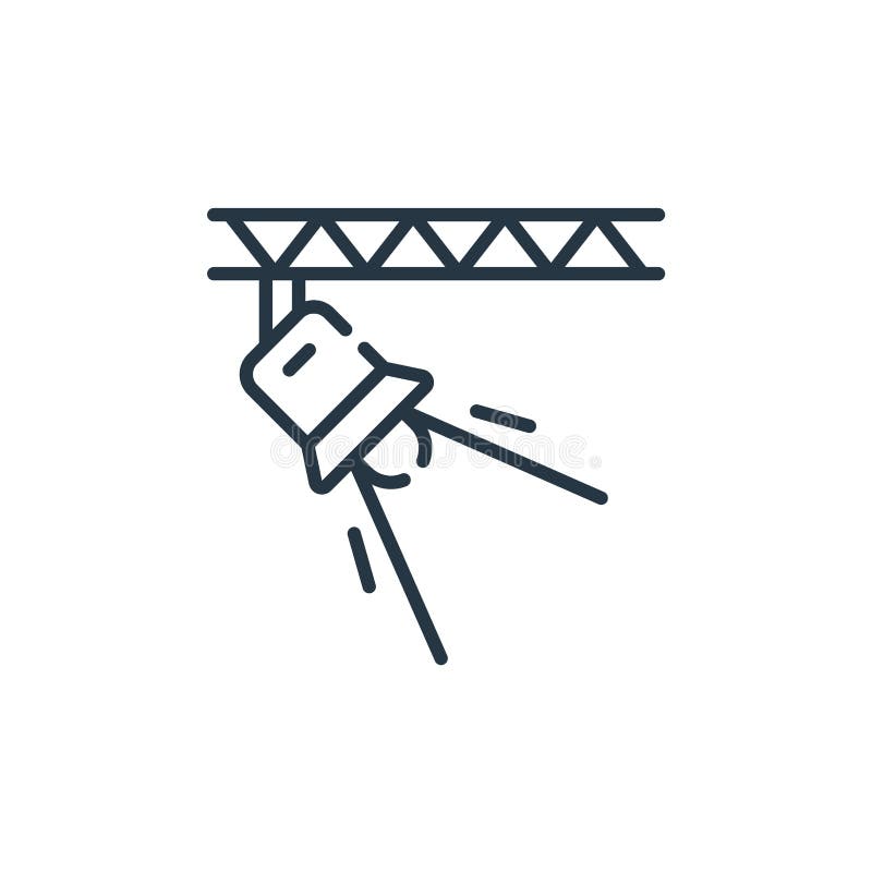 Spotlight Icon Vector from Event Concept. Thin Line Illustration of ...