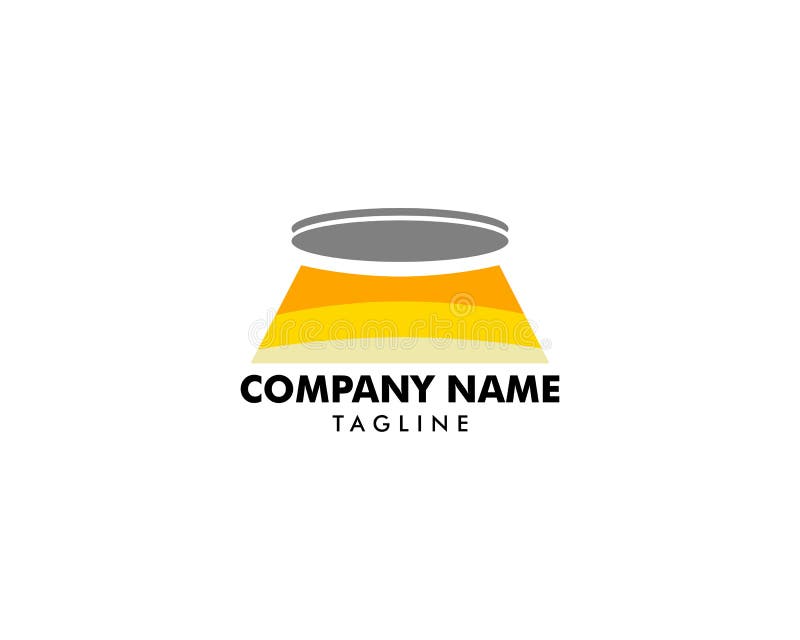 Spotlight Icon Vector Logo Illustration Stock Vector - Illustration of ...