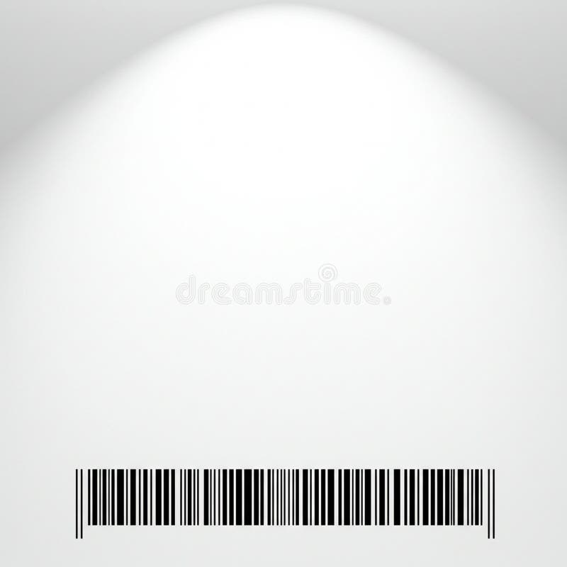 A Spotlight Illuminates a Blank White Wall, Casting a Soft, Diffused ...