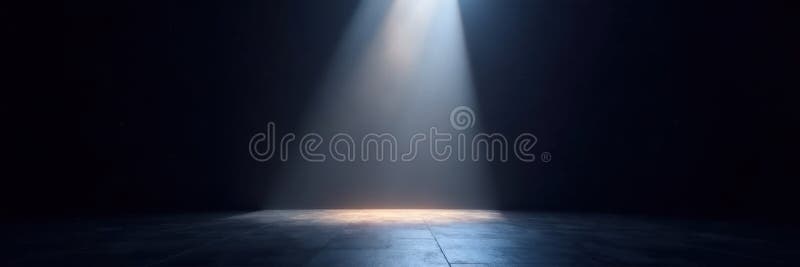 Spotlight Illuminates Center Stage; Stark Shadows Surround , Texture ...