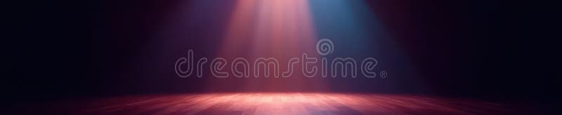 Spotlight Illuminates Empty Stage, Dramatic Shadows Cast , Stage ...