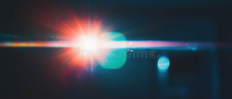 Spotlight Illuminating an Object with Precise, Sharp Detail in a ...