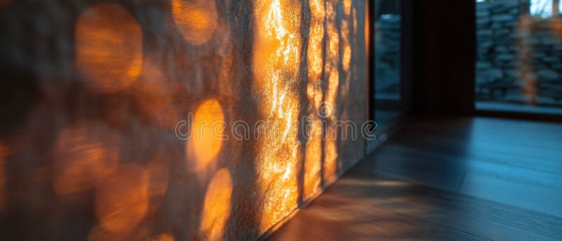 Spotlight Illuminating Textured Surface with Intricate Details and Soft ...