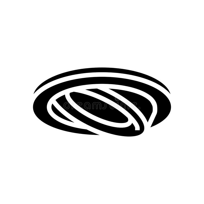 Spotlight Lamp Ceiling Glyph Icon Vector Illustration Stock Vector ...