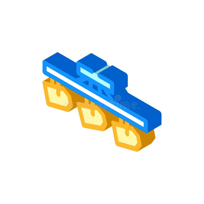 Spotlight Lamp Ceiling Isometric Icon Vector Illustration Stock Vector ...