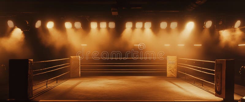 In a Spotlight-lit Wrestling Ring, Anticipation Builds before a Big ...