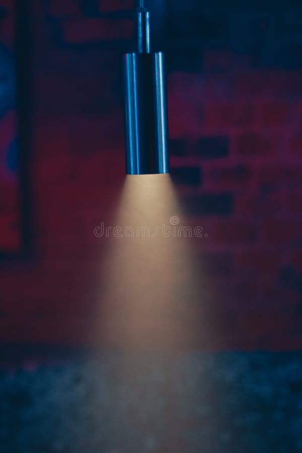 Spotlight over table stock photo. Image of party, dark - 128792196