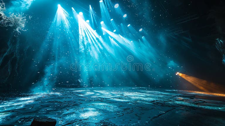 Spotlight stock illustration. Illustration of illuminating - 302518306