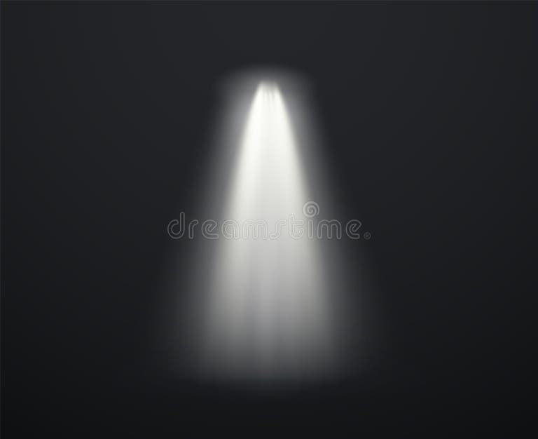 Spotlight Rays. Vector Glowing Light Effect Stock Vector - Illustration ...