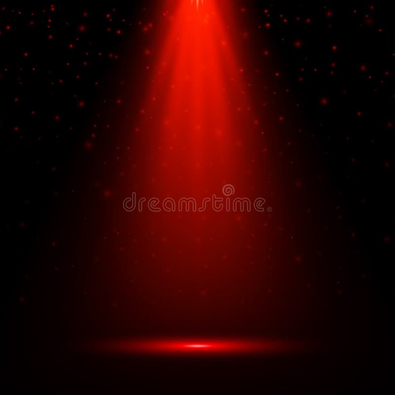 The Spotlight Shines. Bright Llight from a Lamp or Spotlight Stock ...