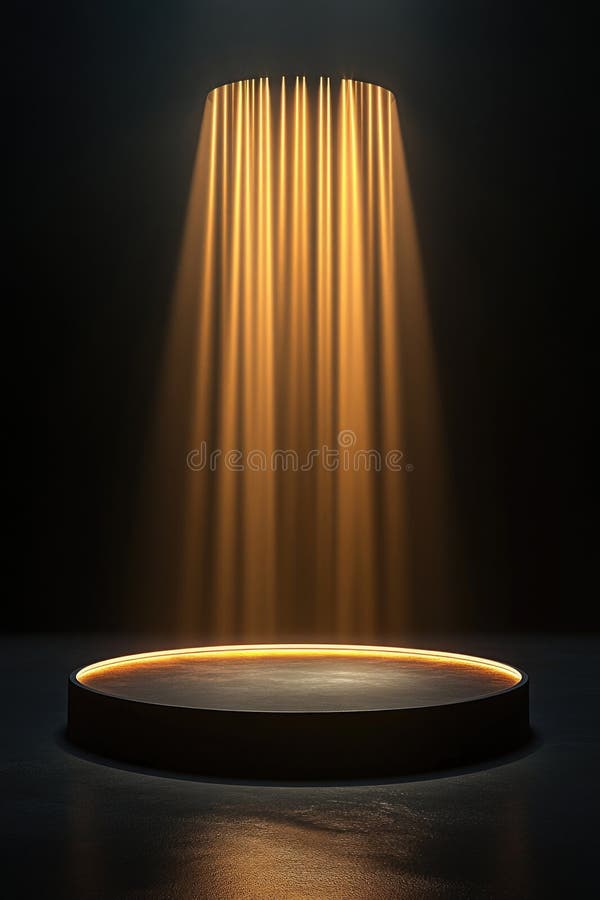 A Spotlight Shines on an Empty Stage, Perfect for Highlighting a ...