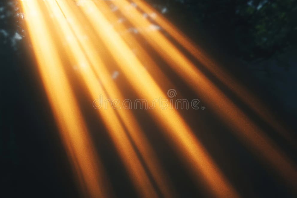 A Spotlight Shining on Stage or Rays of Light from the Gods Set Against ...