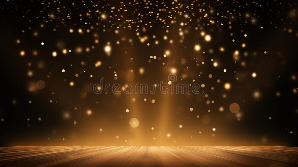 Spotlight with Shiny Light and Particles. Glow Backdrop Design of ...