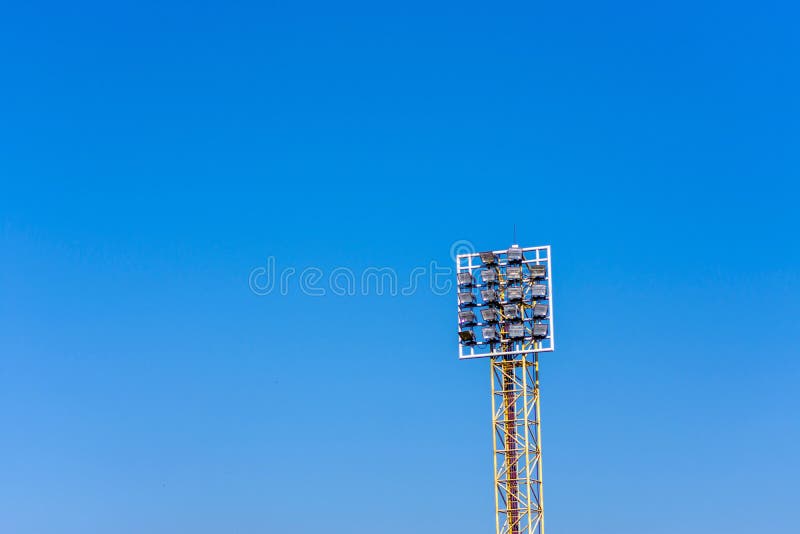 Spotlight right side stock photo. Image of stadium, blue - 106594004