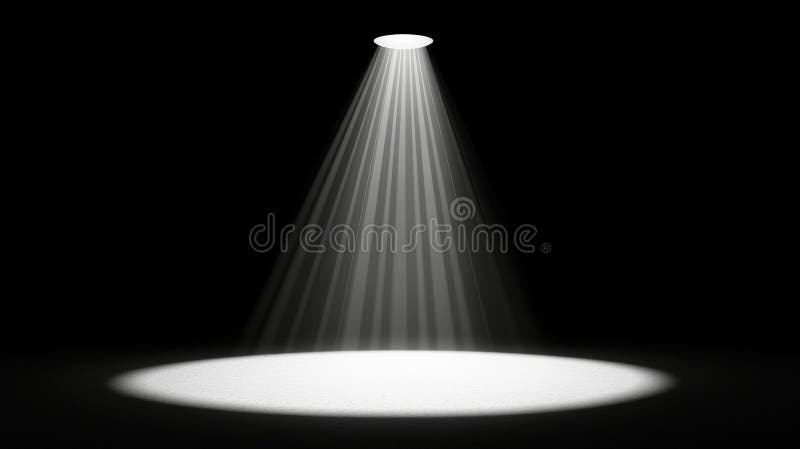 Spotlight on Stage stock image. Image of background - 376312887